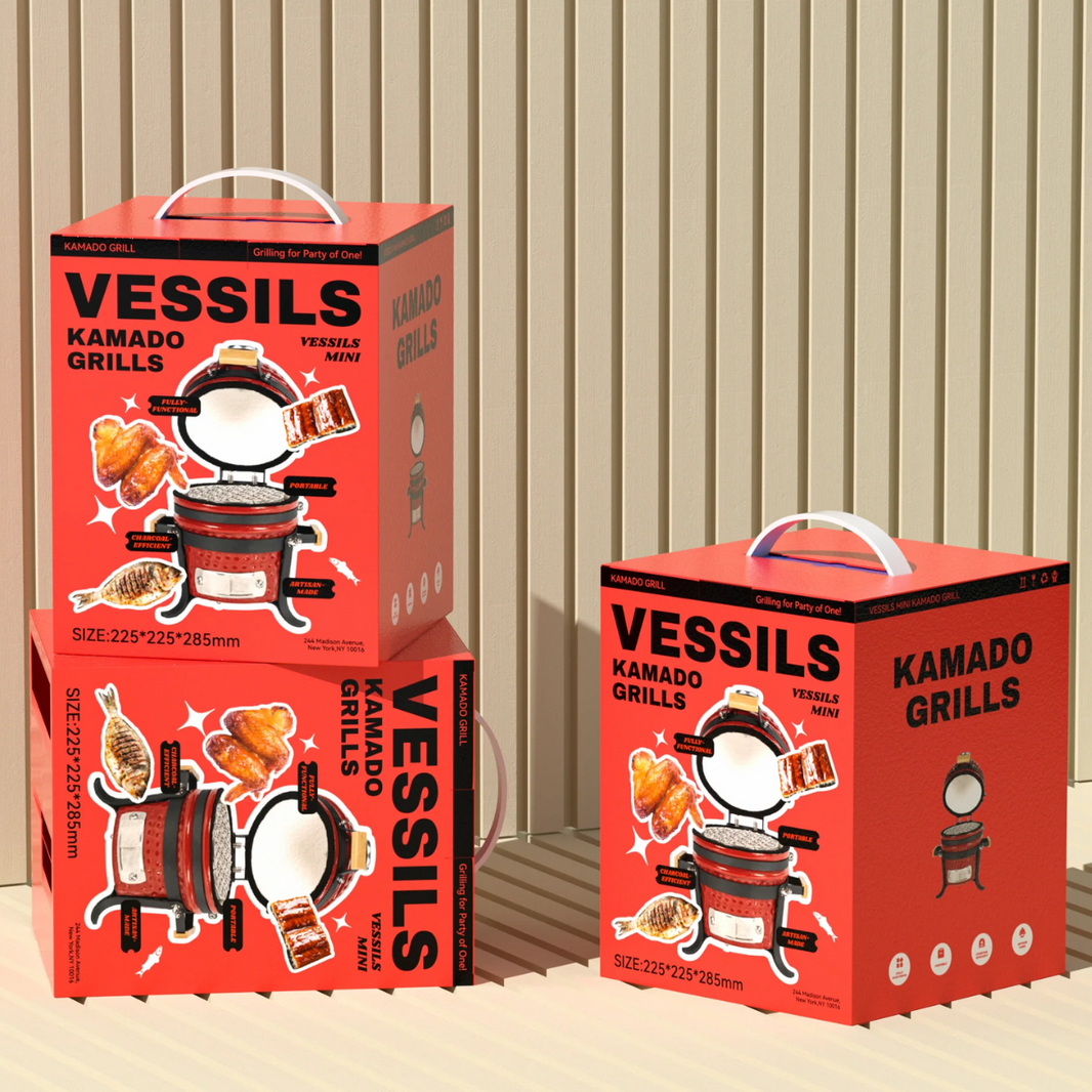 VESSILS Kamado Mini 4.5" | Kamado Grills | World’s Smallest Kamado ...